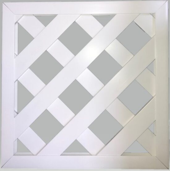1/2In. Vinyl U-Channel Perimeter Trim for 1/2In. DuraShell® Lattice ...