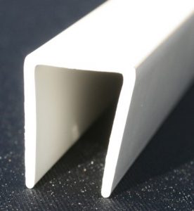 1/2In. Vinyl U-Channel Perimeter Trim for 1/2In. DuraShell® Lattice ...