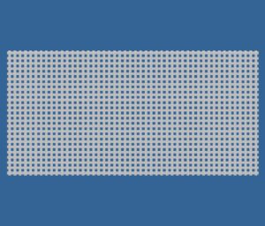 1" Square 1/2In. 3D Vinyl Lattice - DuraShell® - Traditional Diagonal ...