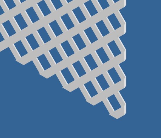 2-3/4" Diagonal 1/2In. 3D Vinyl Lattice - DuraShell® - Traditional ...