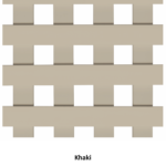 1" Square 1/2In. 3D Vinyl Lattice - DuraShell® - Traditional Diagonal ...