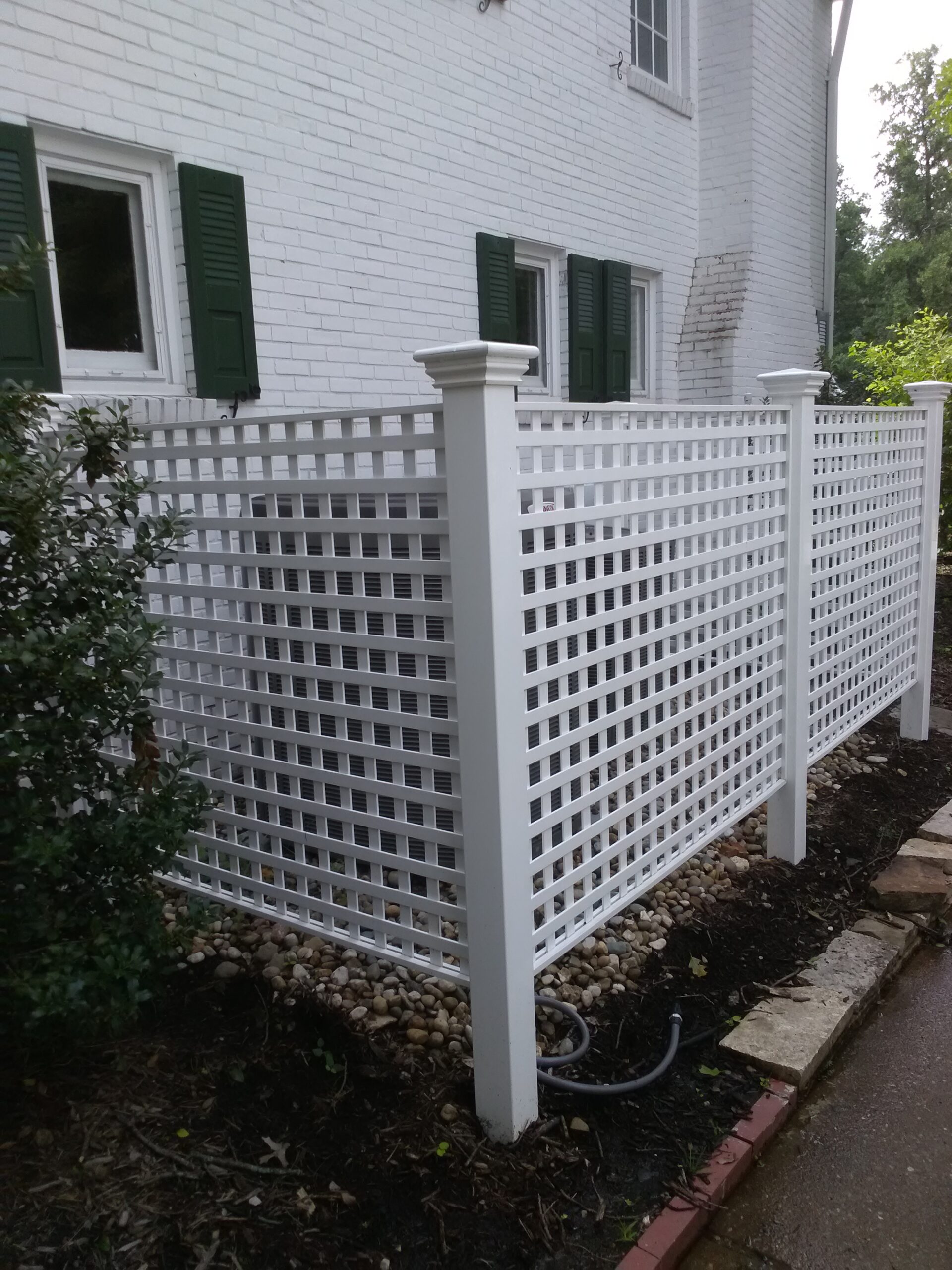 2" Square 1/2In. 3D Vinyl Lattice - DuraShell® - Traditional Diagonal ...