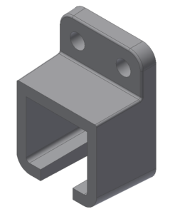Aluminum Mount For Aluminum U-Channel - Traditional Diagonal And Square ...