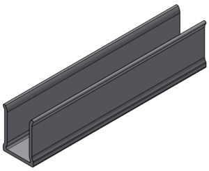 Aluminum Trim Channel - Traditional Diagonal And Square Lattice